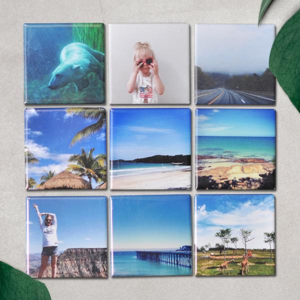 Custom Photo Magnets | Heart Printed